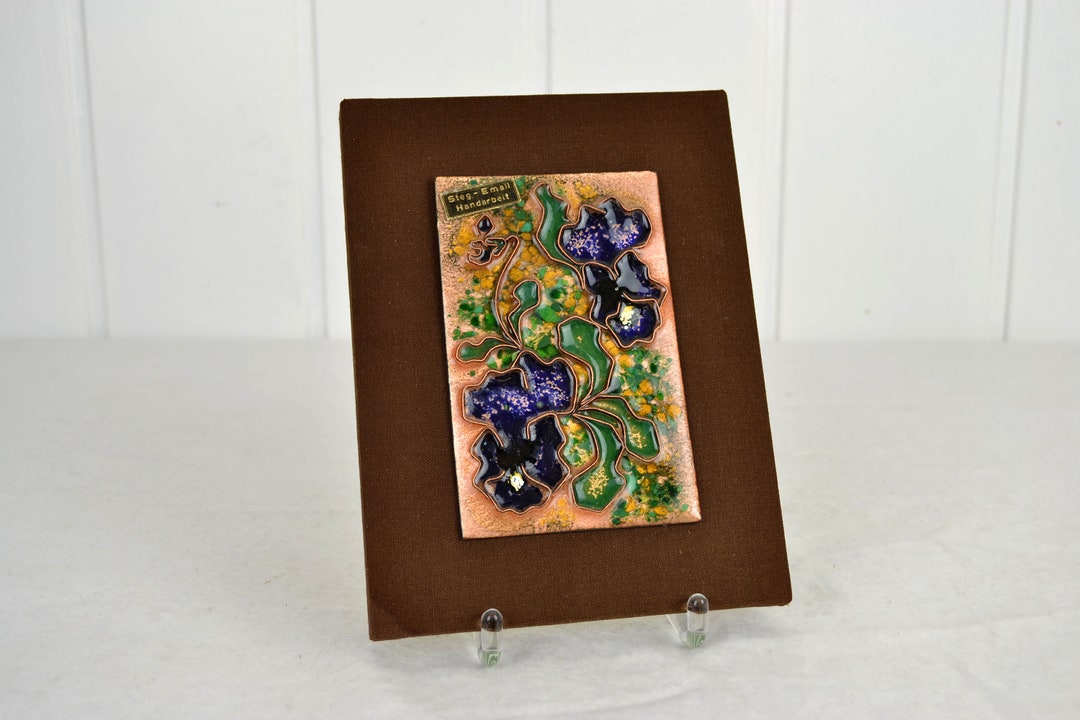 Steg Enamel Mural Picture DDR Design Pop Art 60s 70s Vintage Brocante ...