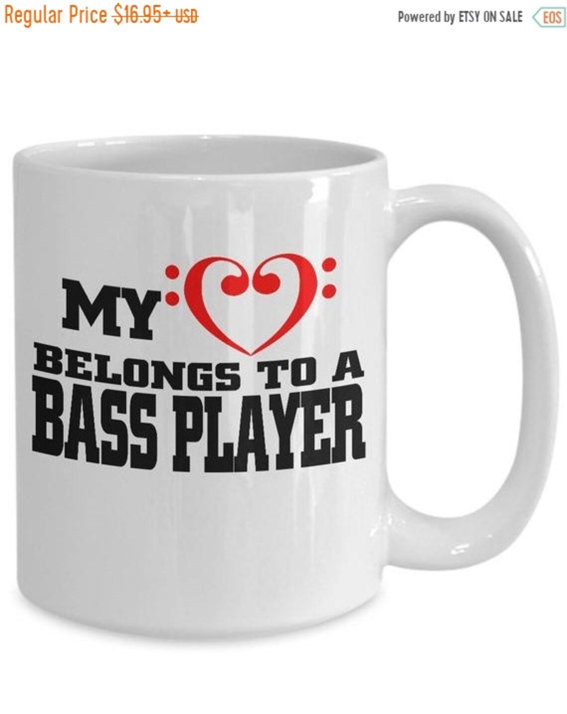 Free Shipping Bass Player Coffee Mug Bass Player Ts Etsy
