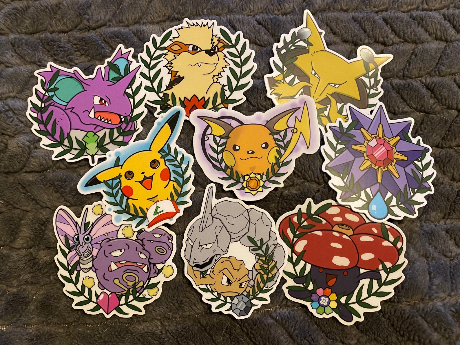 Pokémon Kanto Region Stickers - Etsy