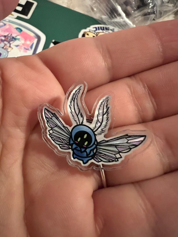 Mini Lucent Moth Pins - Etsy