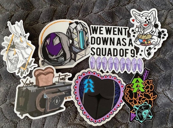 Destiny Inspired Stickers 3in | Etsy