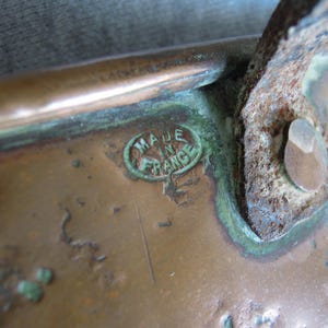 Antique French Copper Hand Forged Pan Hammered Drip Pan 1800's Drip Pan ...