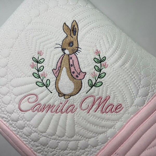 Bunny Baby Quilt - Etsy