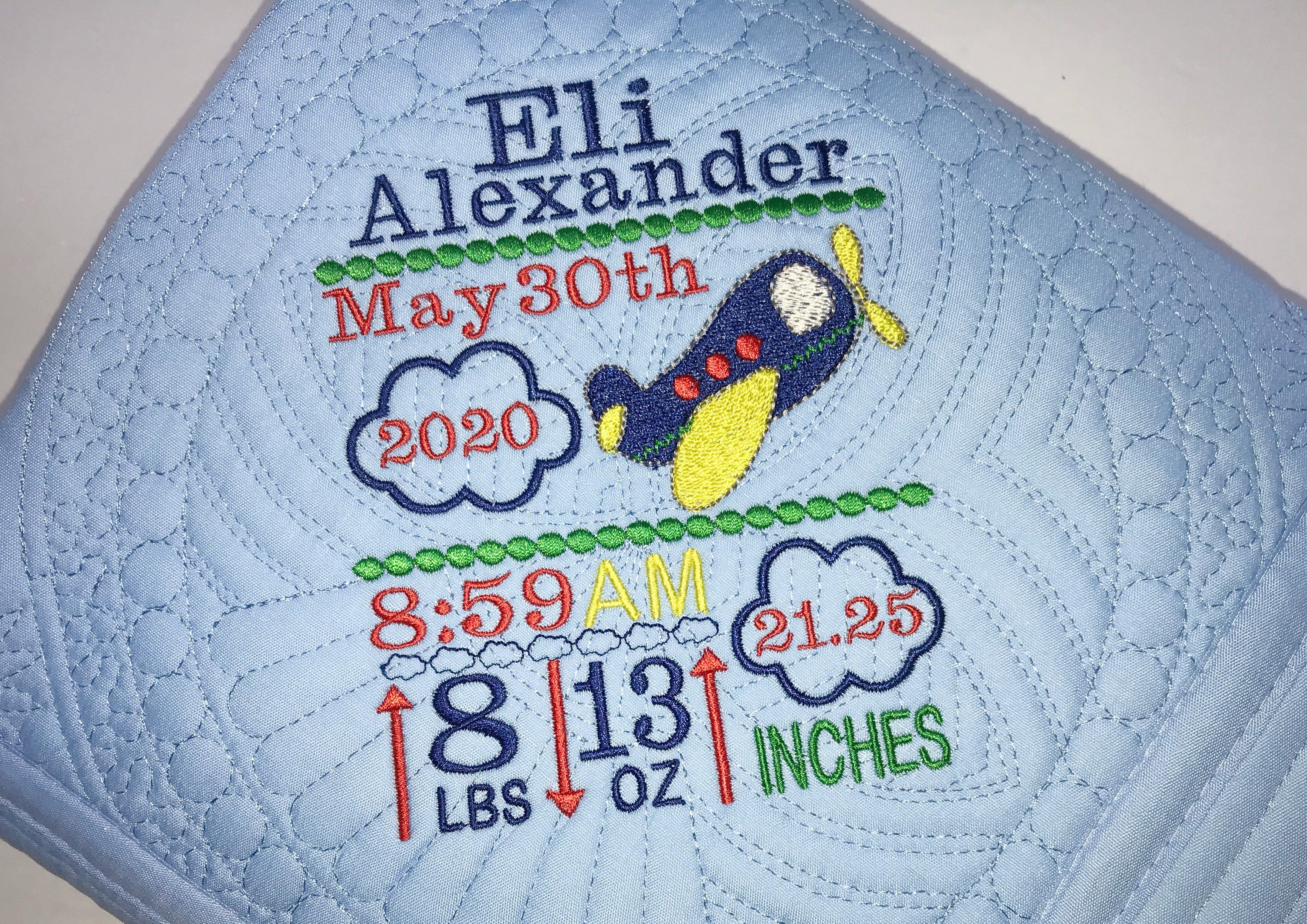 Airplane Baby Quilt Blanket at Nathan Brodzky blog