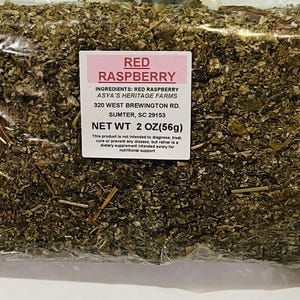 Red Raspberry Leaf Tea 2oz - Etsy