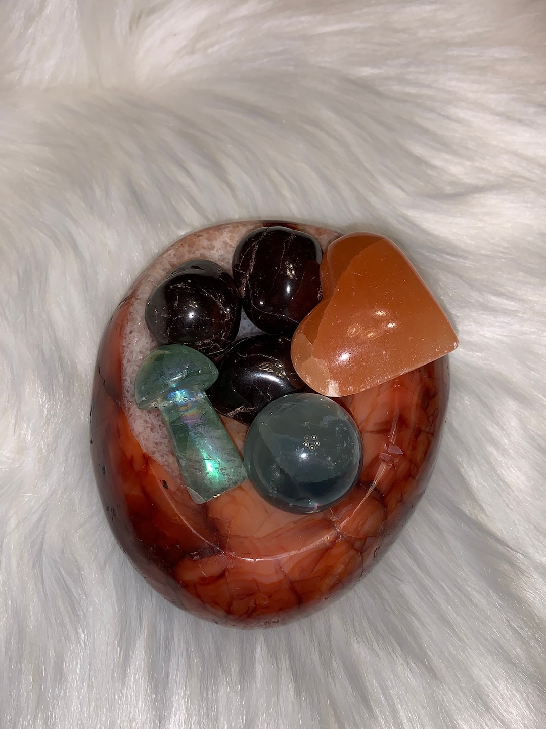 6 Piece Gemstone Bundle (bowl Not Included) | Home Decor | Crystal and ...