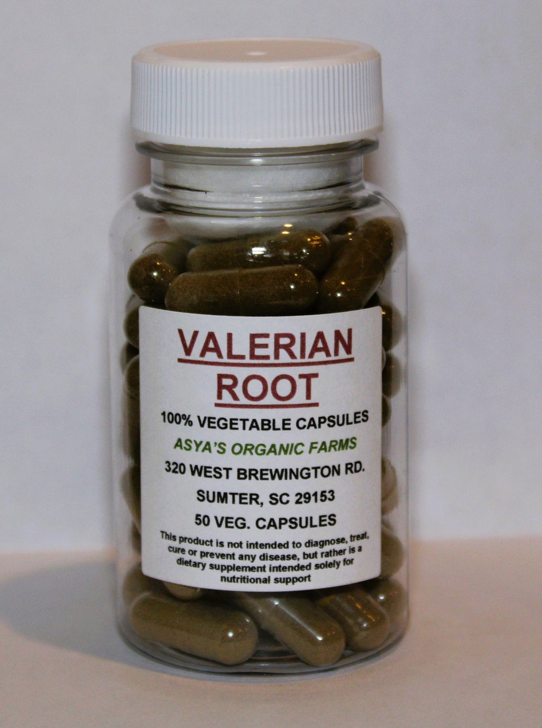 Valerian Root 50 500mg Vegan Capsules + Free Shipping - Etsy