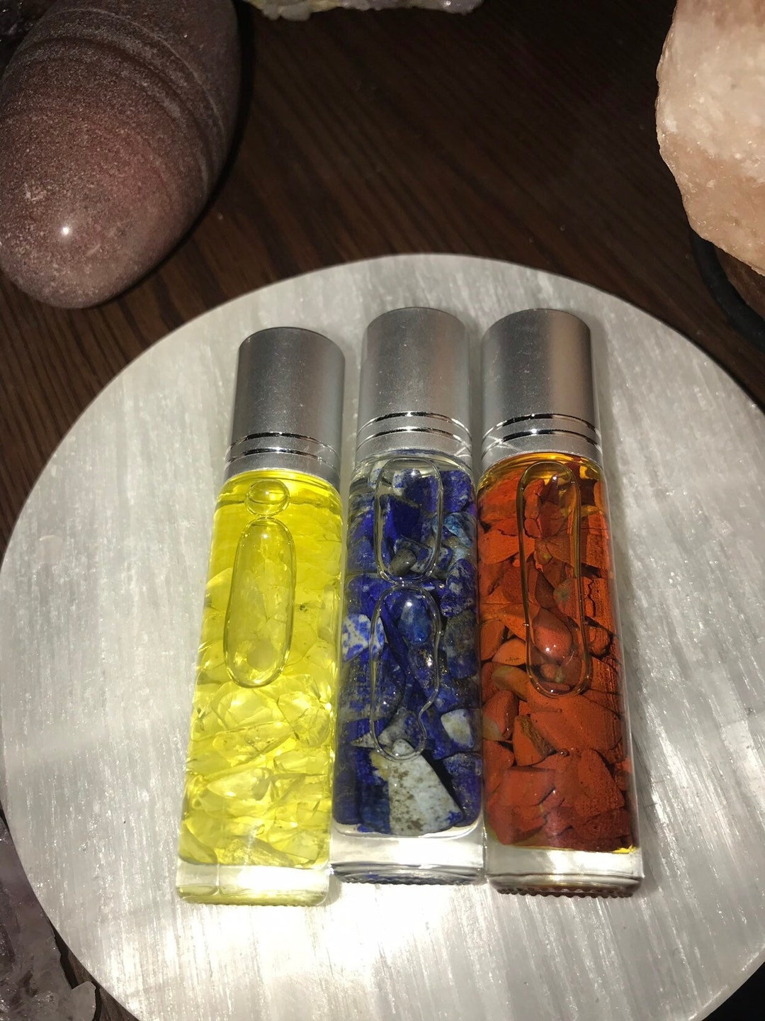 Crystal Infused Roll-on Bottles Set 1 Crystal and Stones Crystal Roll ...
