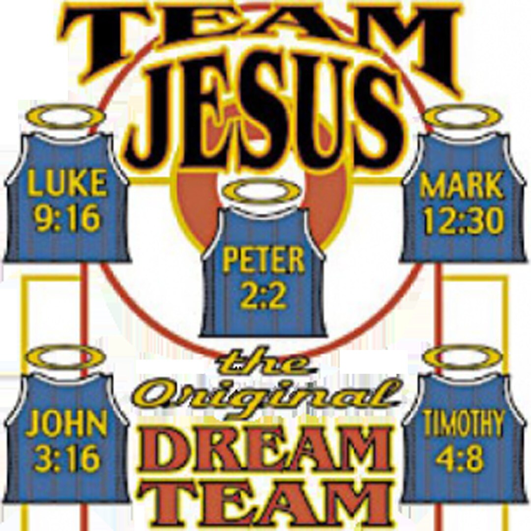 Team Jesus (heat Transfer Sheet) Ready to Press Inspirational - Etsy