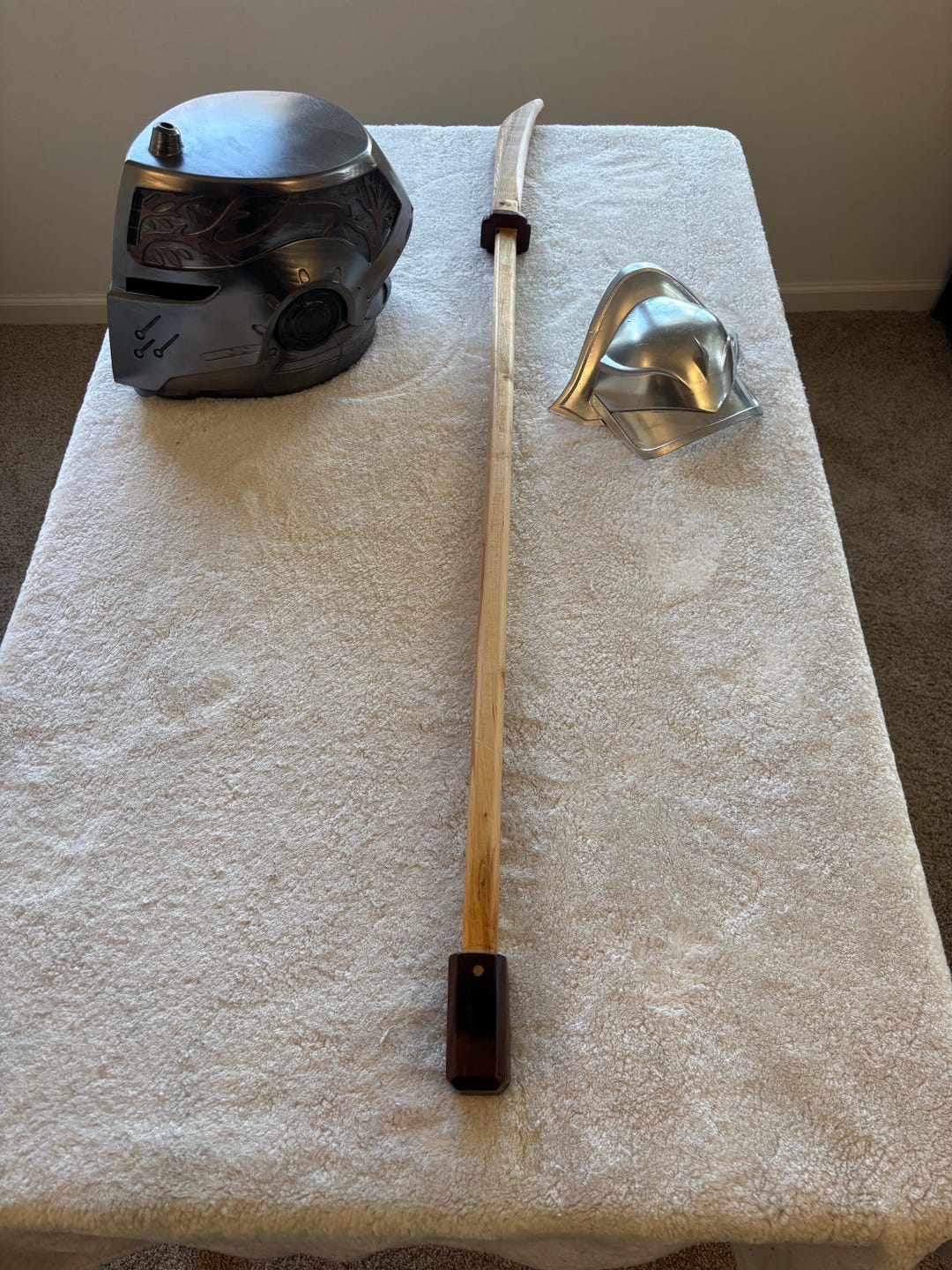 The Sentinel – Handmade Wooden Naginata | 48" Medium-length Polearm ...