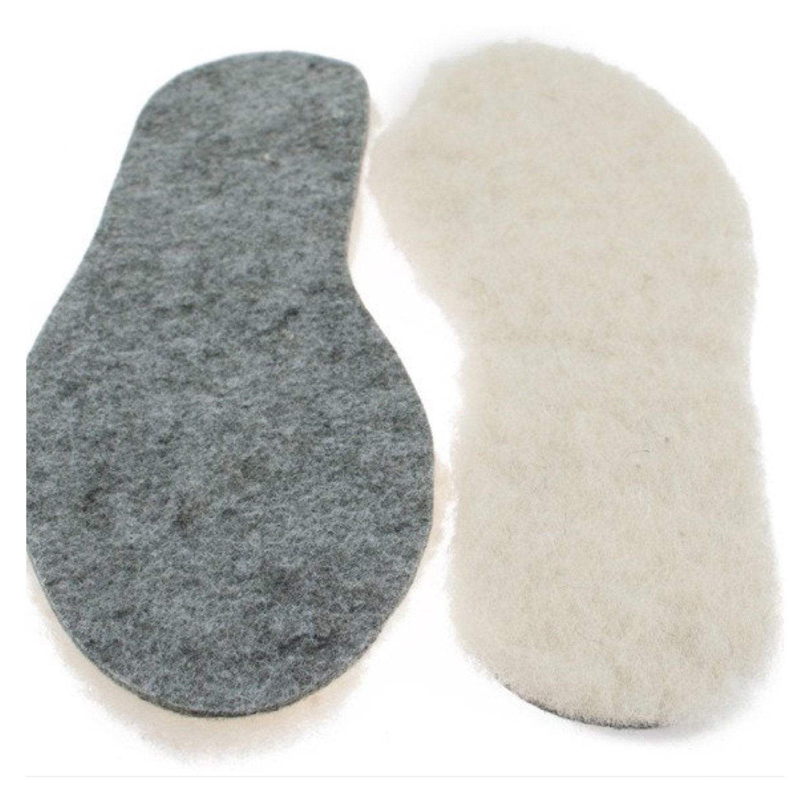 Sheep wool fur cozy shoe insoles felt foam Men's & | Etsy