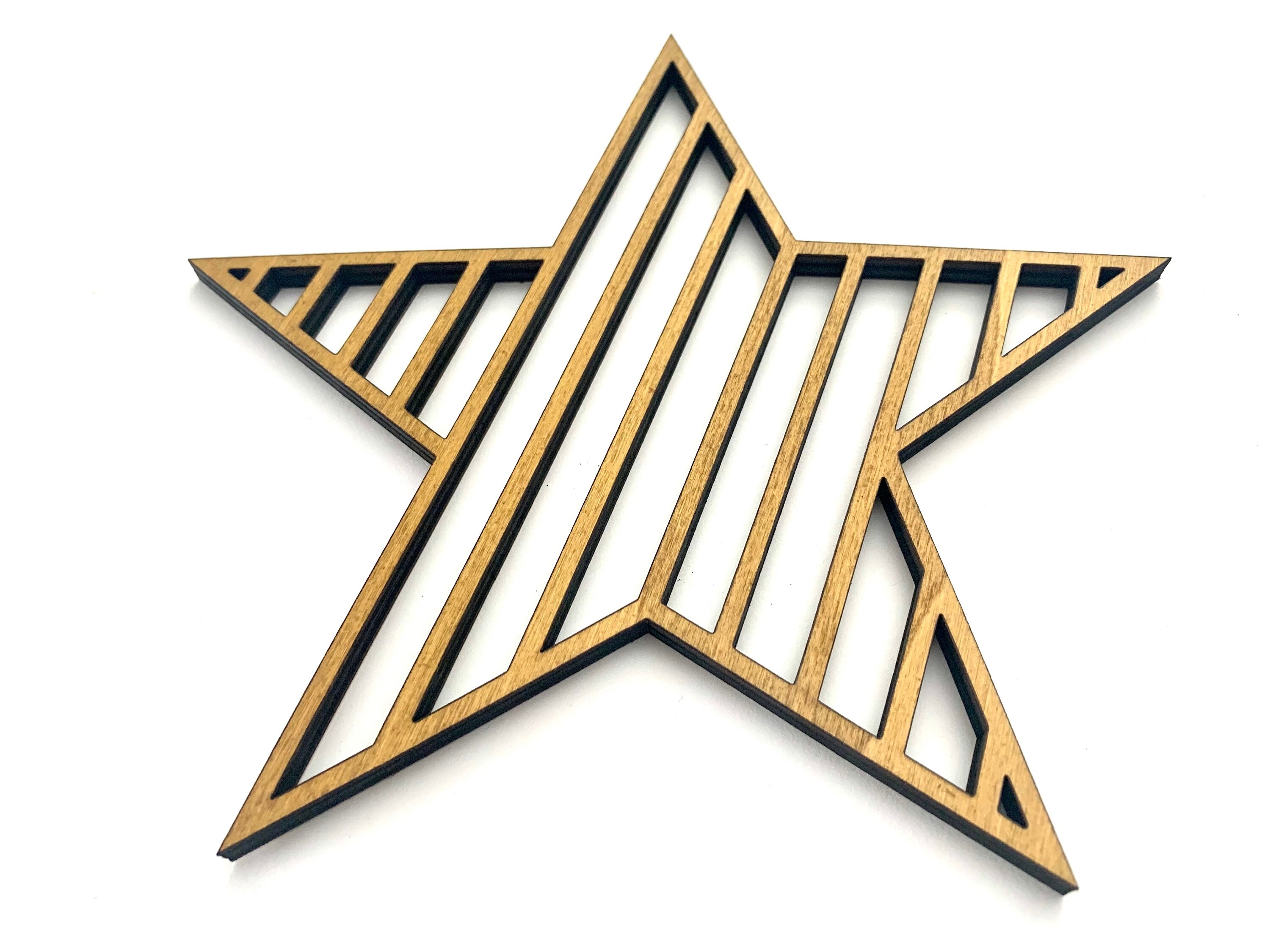 Large 60/50/40/30/20cm Star Stars Wall Art Wooden Family Decor - Etsy UK