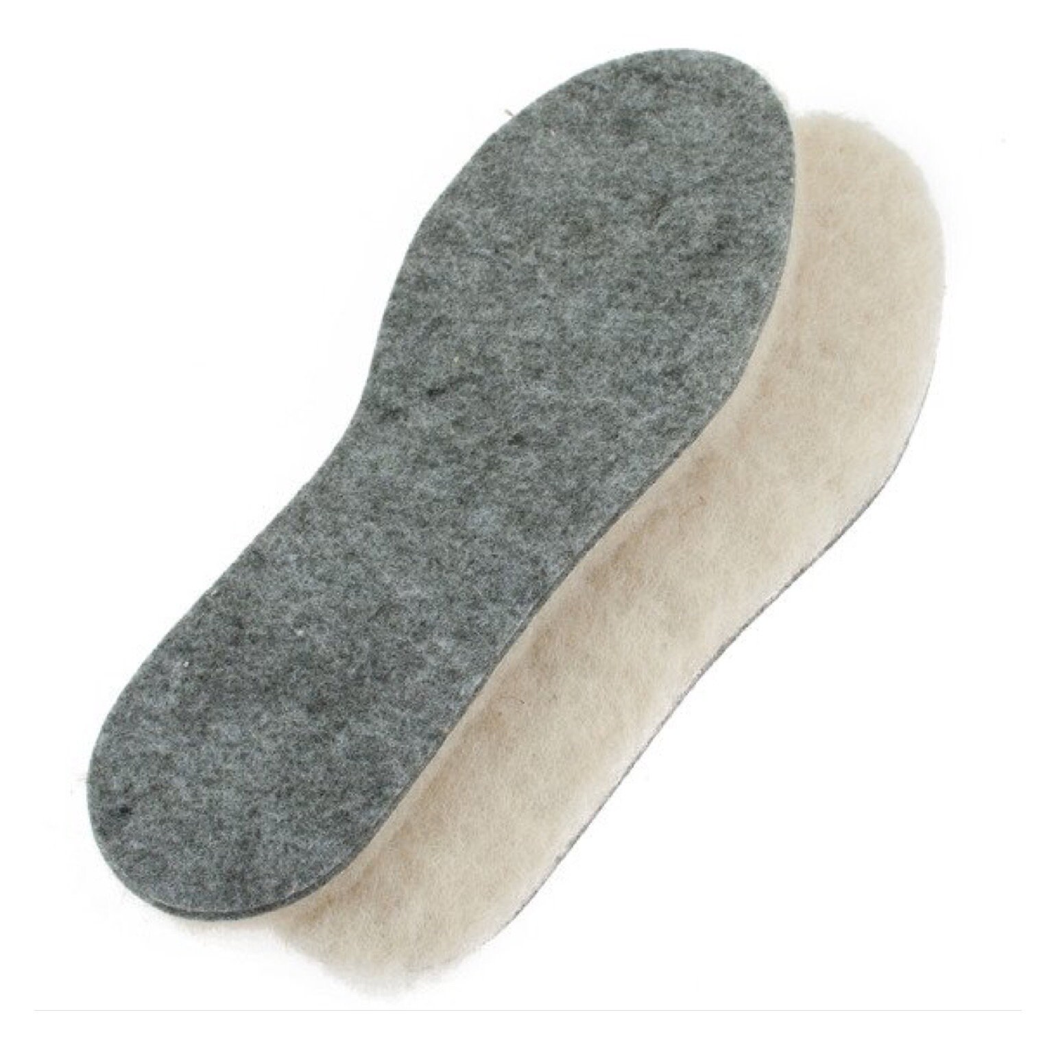 Sheep wool fur cozy shoe insoles felt foam Men's & | Etsy