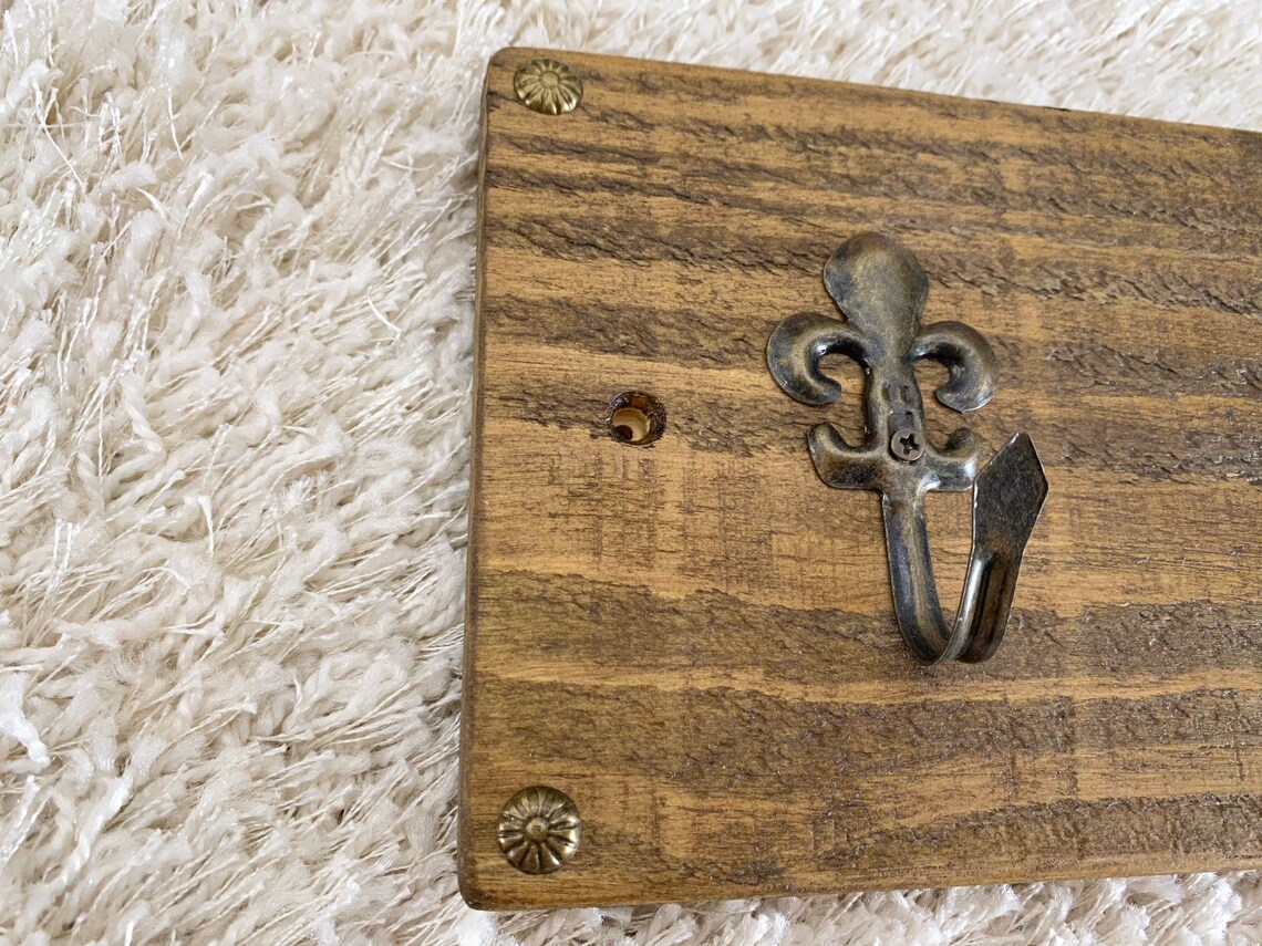 Handmade Key Holder Hook Rack Reclaimed Wood Rustic Farmhouse - Etsy UK