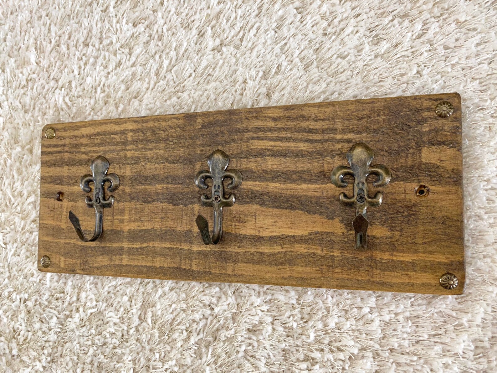 Handmade Key Holder Hook Rack Reclaimed Wood Rustic Farmhouse - Etsy UK