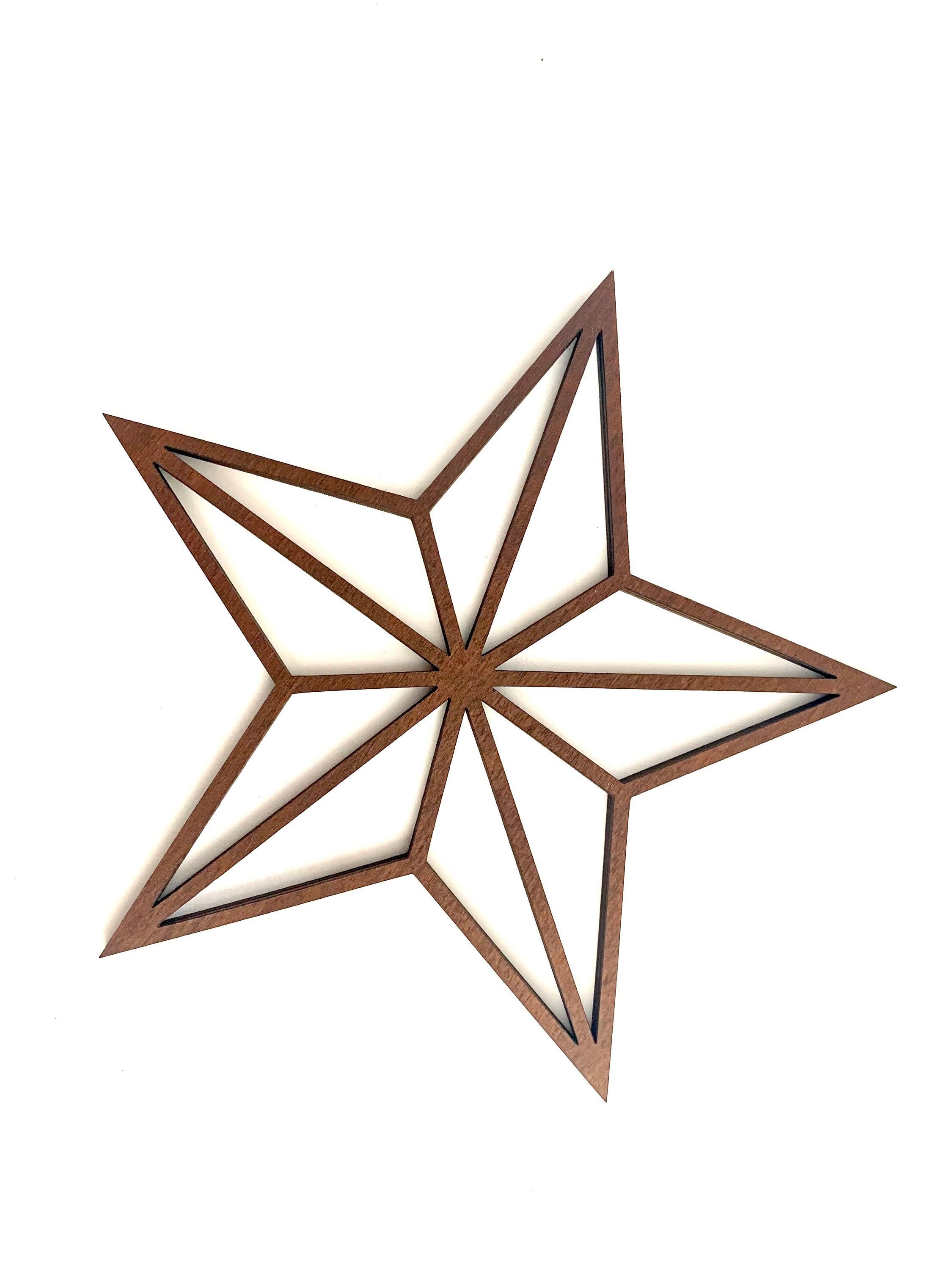 Large 60/50/40/30/20cm Star Stars Wall Art Wooden Family Decor - Etsy UK