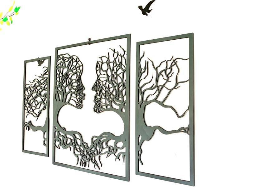 Large Tree of Life 3D Wall Art Wood Art Decor Picture Openwork | Etsy UK