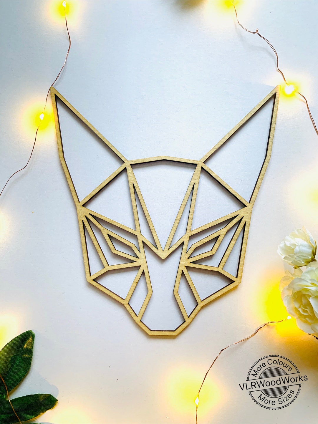 Geometric Animals Wall Art Wood Decor Picture Openwork Screen - Etsy