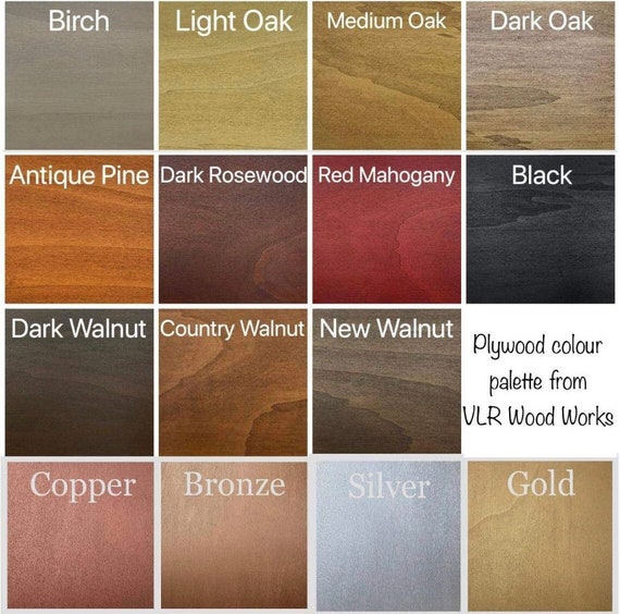 Colores De Madera