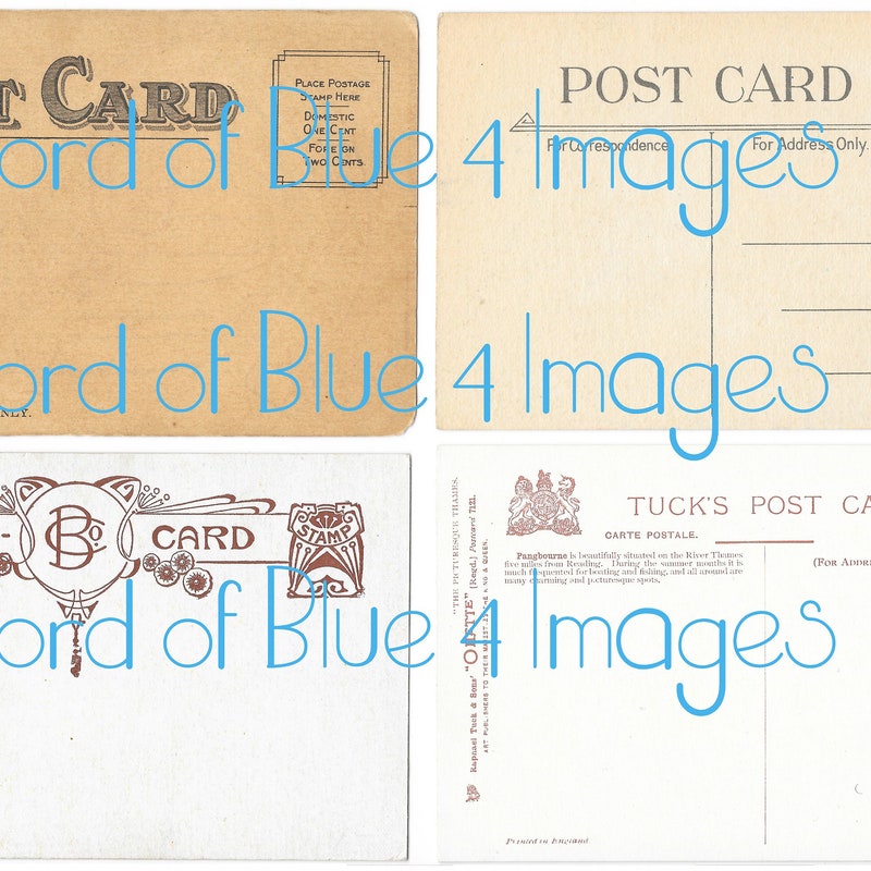 Victorian Postcards - Etsy