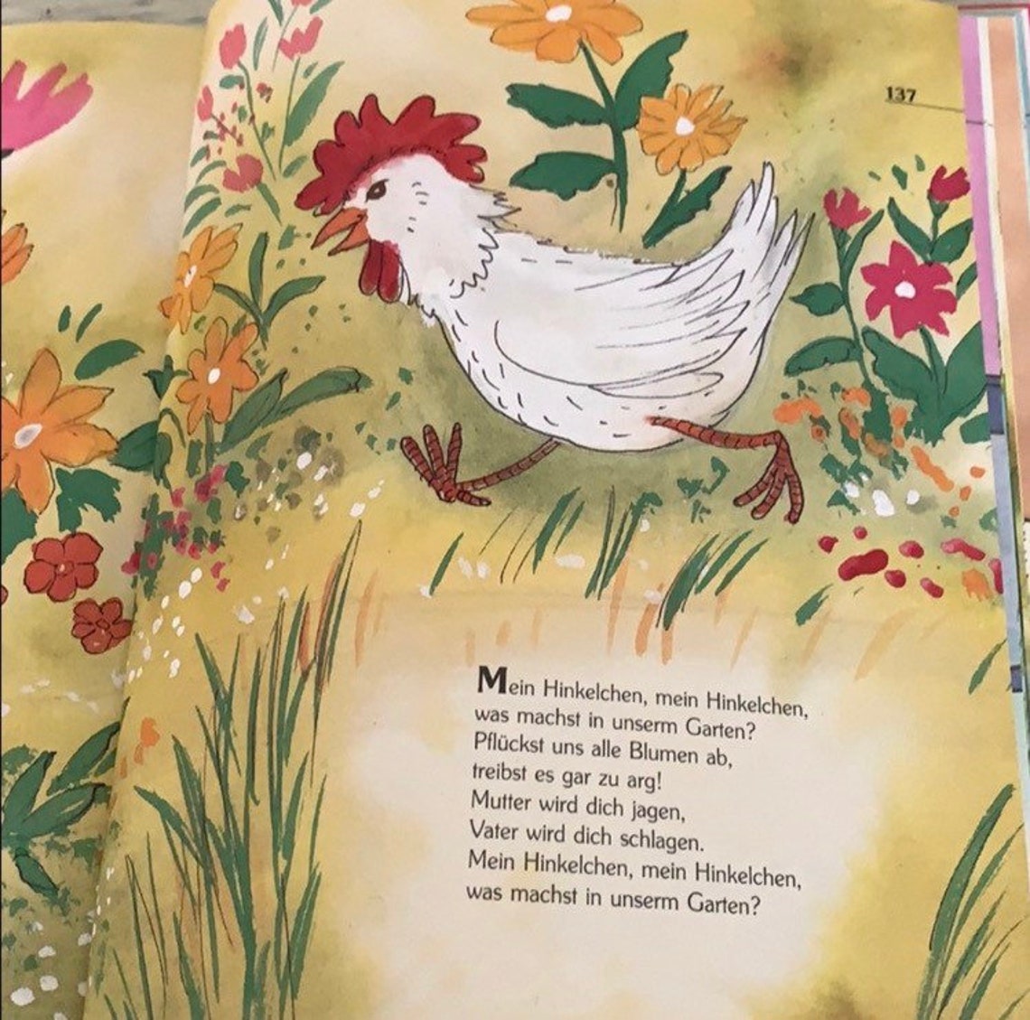 Vintage German nursery rhyme book - Etsy.de