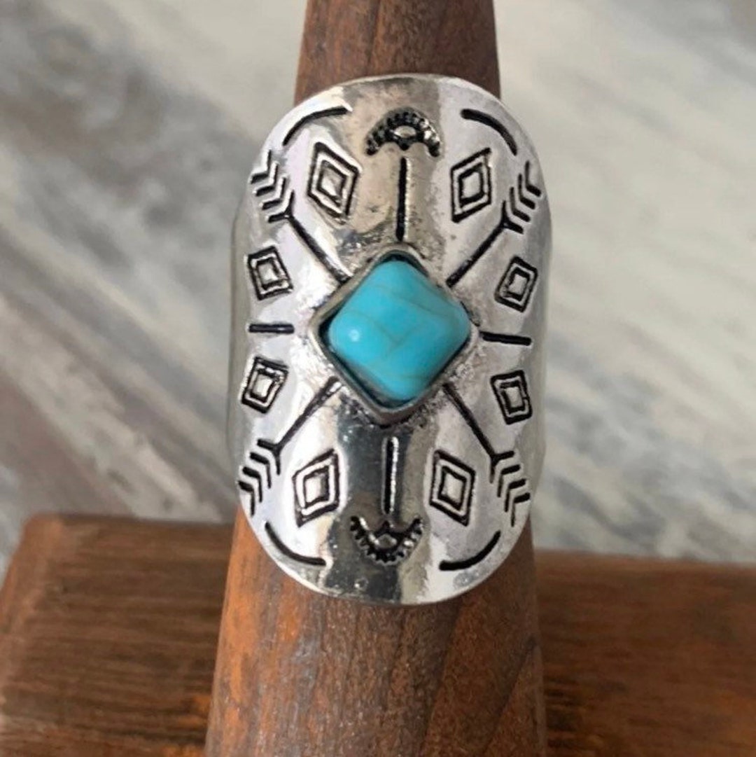 Vintage Boho Ring - Etsy