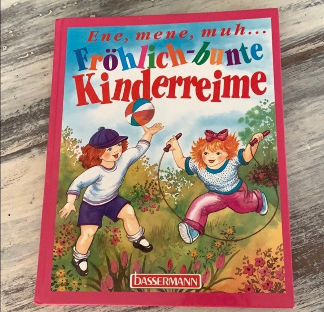 Vintage German Nursery Rhyme Book - Etsy