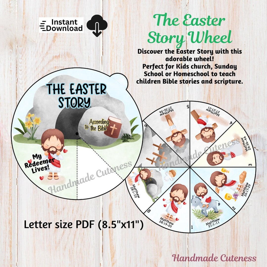 The Easter Story Wheel - Etsy