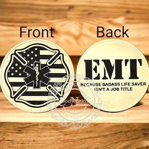 EMT Challenge Coin - Etsy