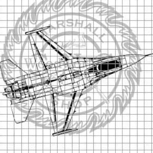 f 16 drawing easy