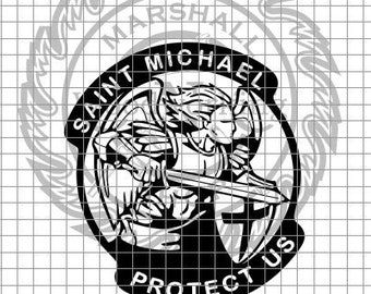 St. Michael Svg - Etsy