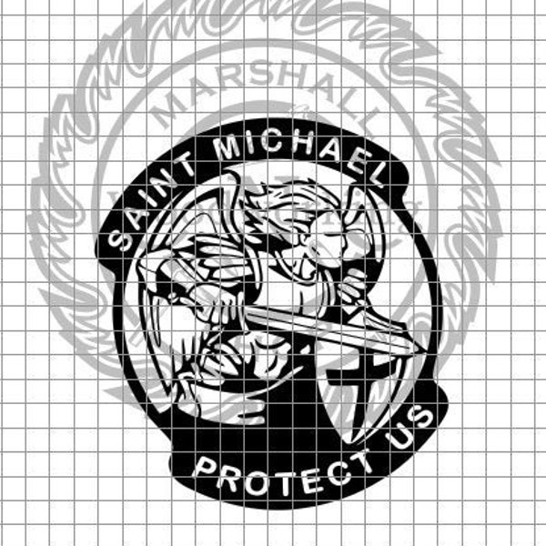 St Michael Svg - Etsy
