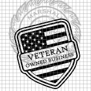 Veteran Owned Business Shield 1 Dxf/svg - Etsy
