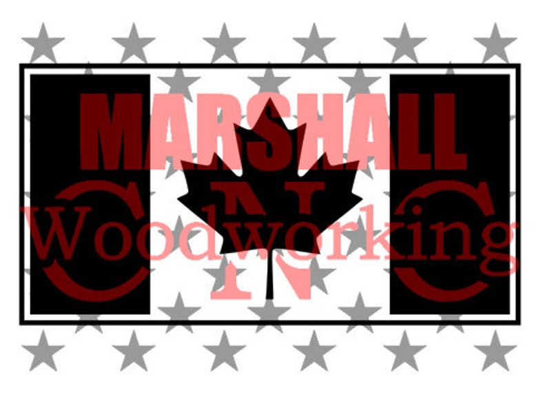 Canadian Flag Dxf/svg - Etsy
