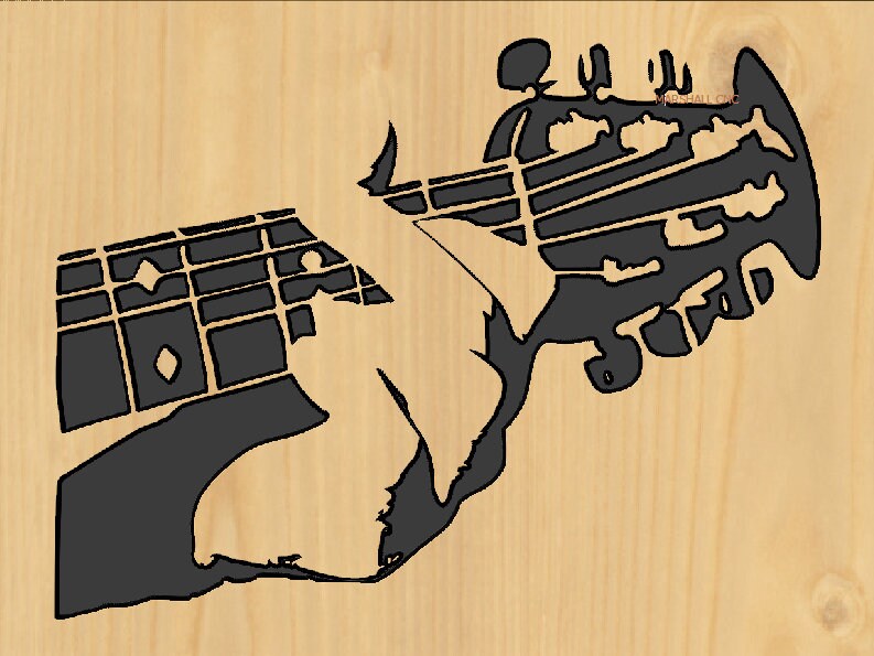 Guitar 4 Dxf/svg - Etsy