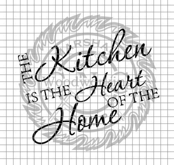 Kitchen Heart of the Home 3 Svg/dxf | Etsy