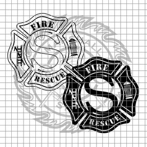 26 - Fire Rescue - Letters A-Z SVG With Reverse - Etsy