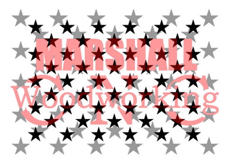 Union - 50 Stars Dxf/svg - Etsy
