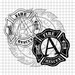 26 Fire Rescue Letters A-Z SVG With Reverse - Etsy