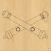 Cross Cannons 1 and 2 Dxf/svg (Download Now) - Etsy