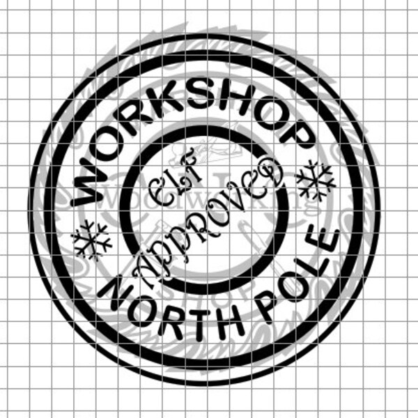 Elf Approved Stamp - Etsy