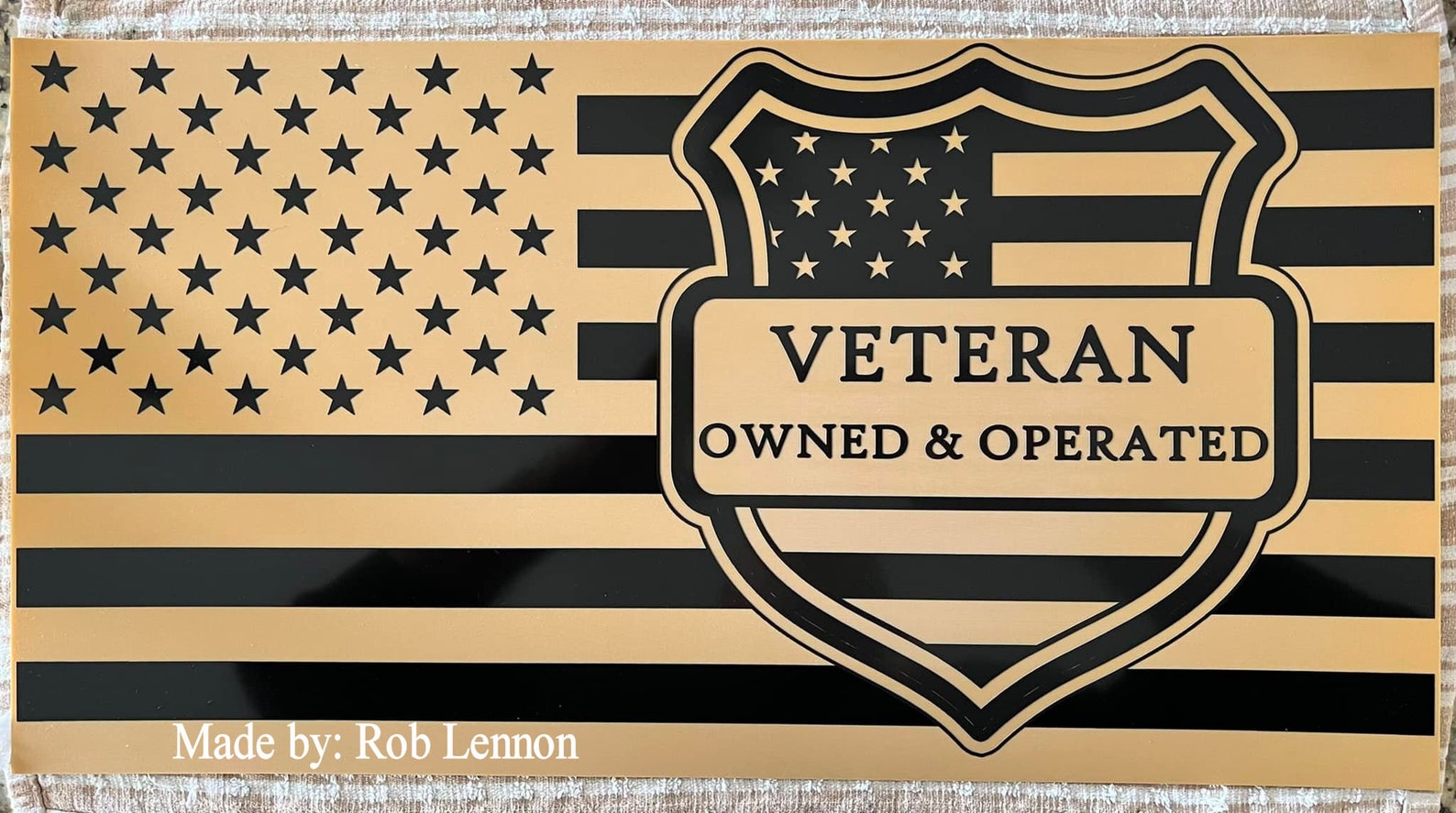 Veteran Owned Operated Shield 2 Dxf/svg - Etsy