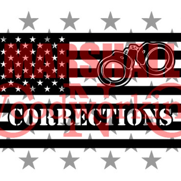 Corrections Flag Svg - Etsy