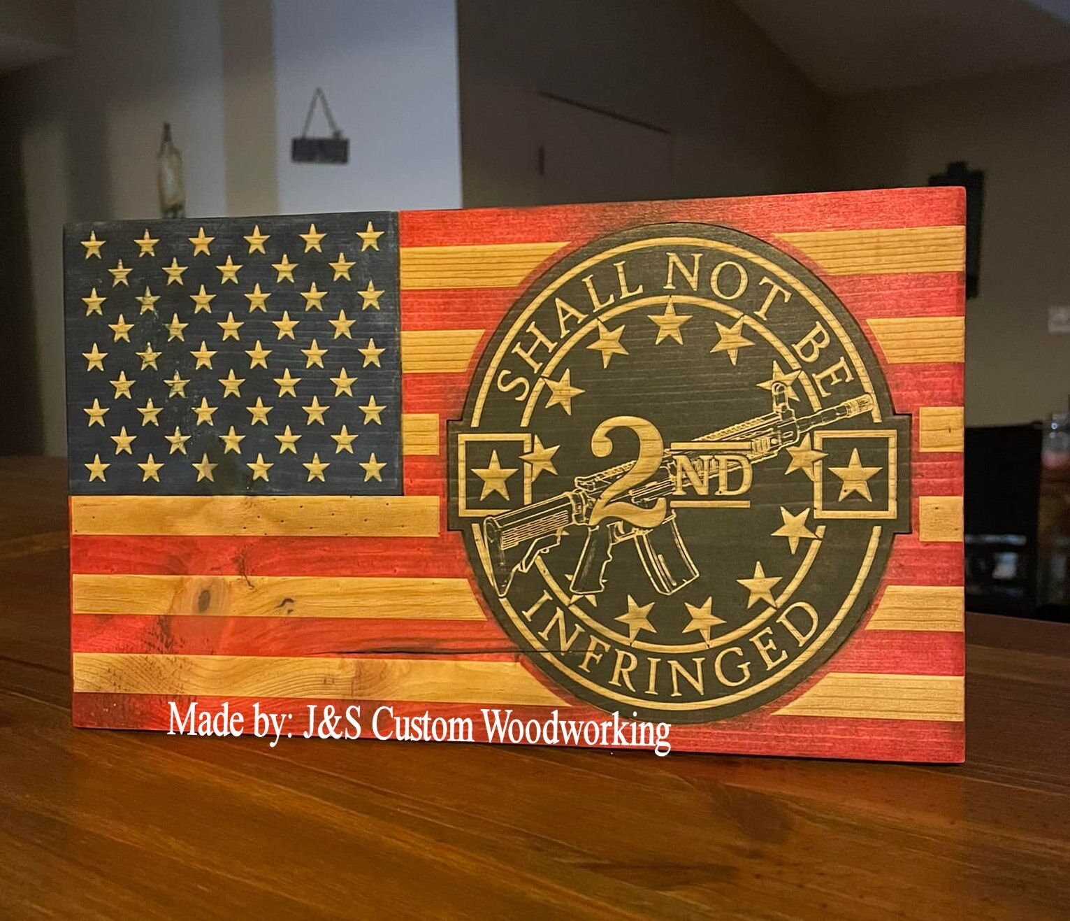 US Flag Shall Not Be Infringed 2nd Dxf/svg - Etsy