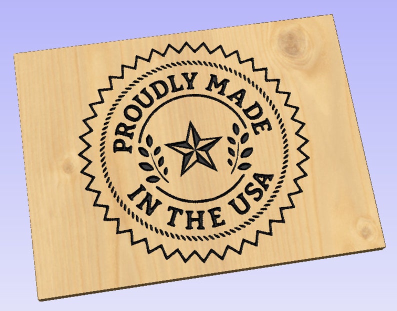 Proudly Made in USA Dxf/svg - Etsy