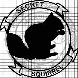 Secret Squirrel - Military Patch Svg/png - Etsy