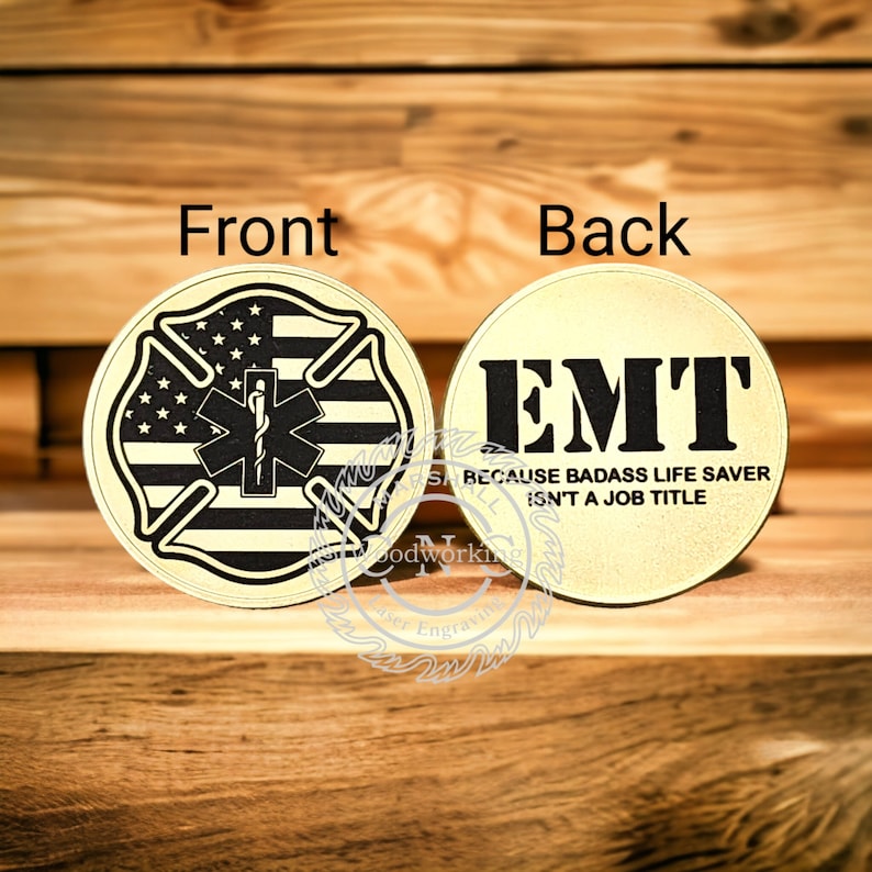 EMT Challenge Coin - Etsy