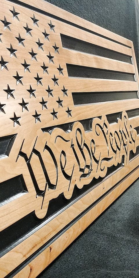 US Flag We the People Dxf/svg - Etsy
