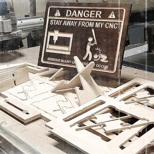 FILE - Simple Sign Holder Svg/dxf/crv - Etsy