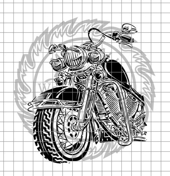 Motorcycle Front Svg/dxf/crv - Etsy